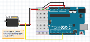 Arduino ile Servo Motor Kontrolü – Resul Rıza DOLANER